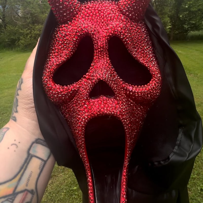 Ghostface Devil Mask - Etsy