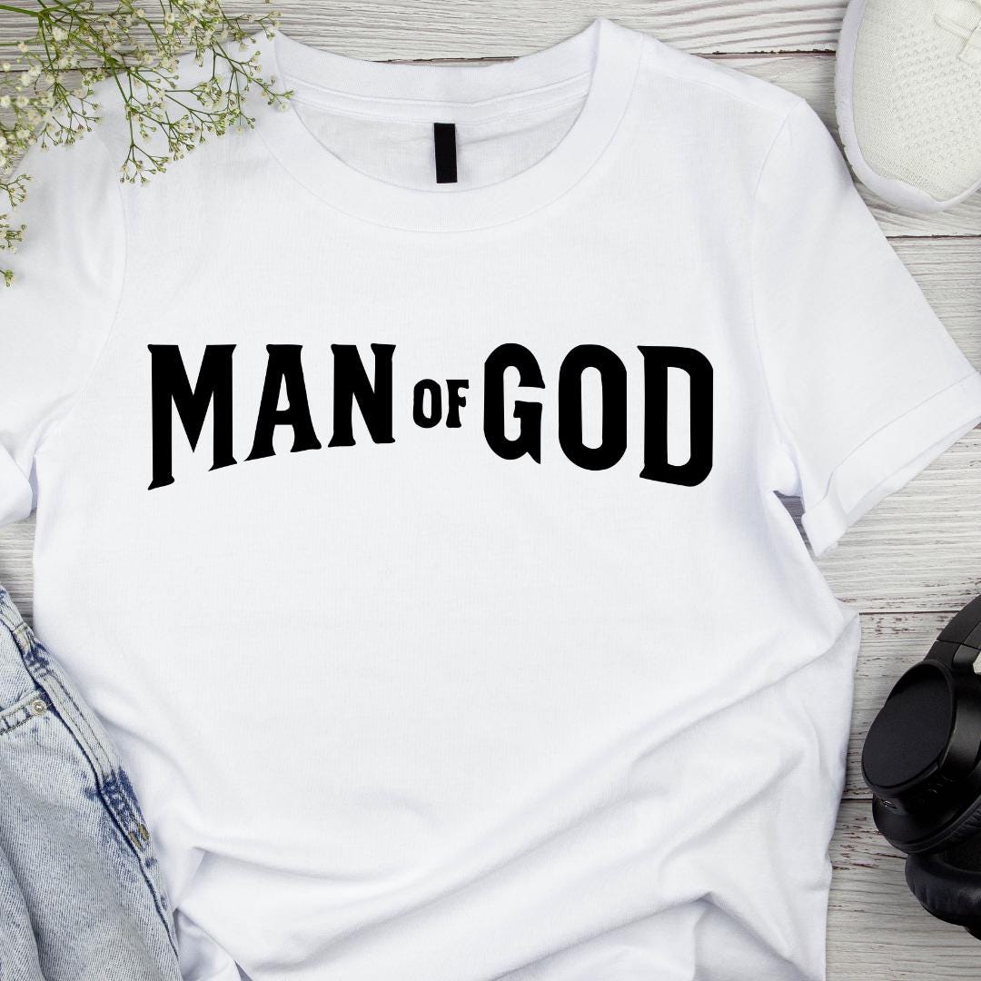 Man of God SVG: Christian Clipart for Cricut, Sublimation (digital ...