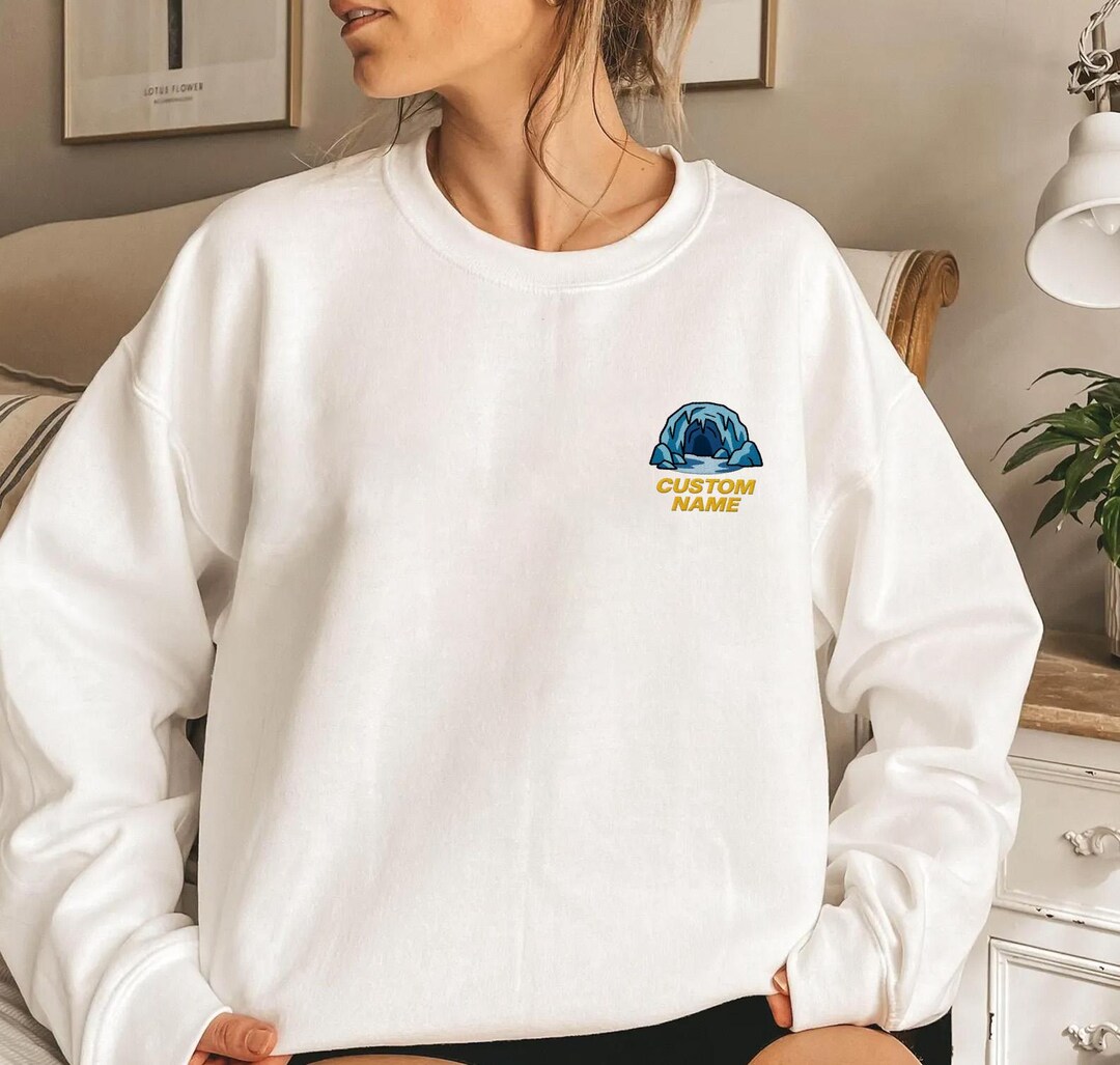 Custom Name Embroidered Ice Age Cave Hoodie and Sweatshirt ...