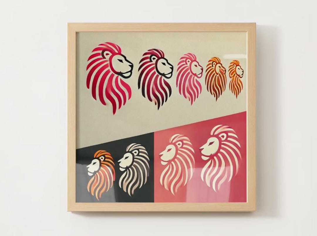 Lions Head | Digital Print | Instant Download - Etsy