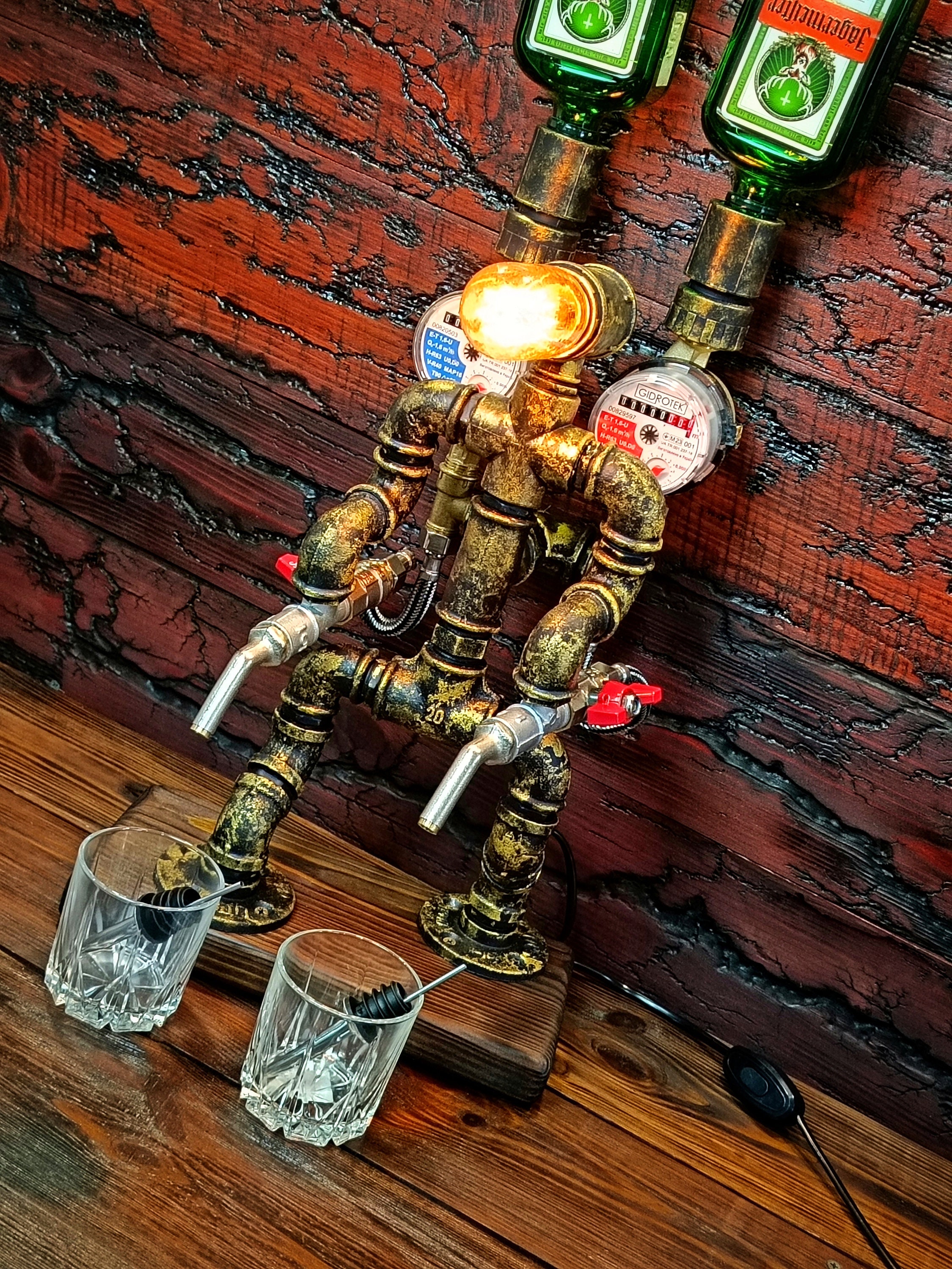 Alcohol Dispenser Tap igniter With Two Counters Mini Bar - Etsy