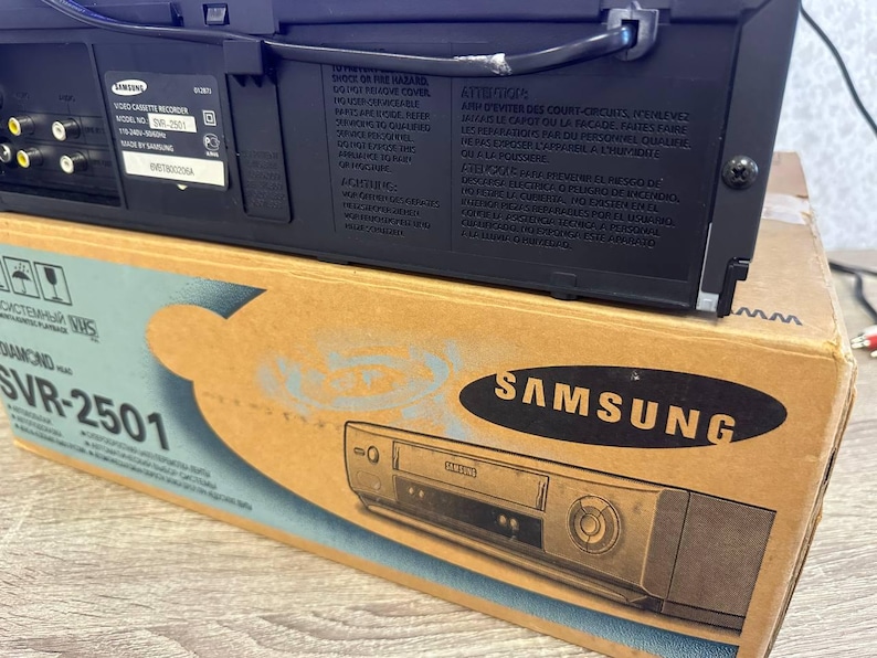 Samsung SVR-2501 VHS - Multi-System pal Ntsc Secam-Wiedergabe, getestet ...