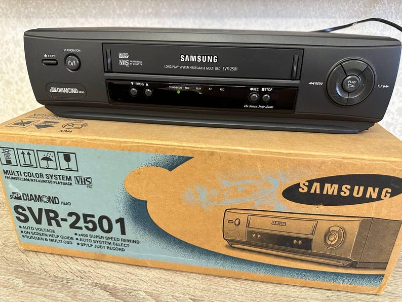 Samsung SVR-2501 VHS - Multi-System pal Ntsc Secam-Wiedergabe, getestet ...