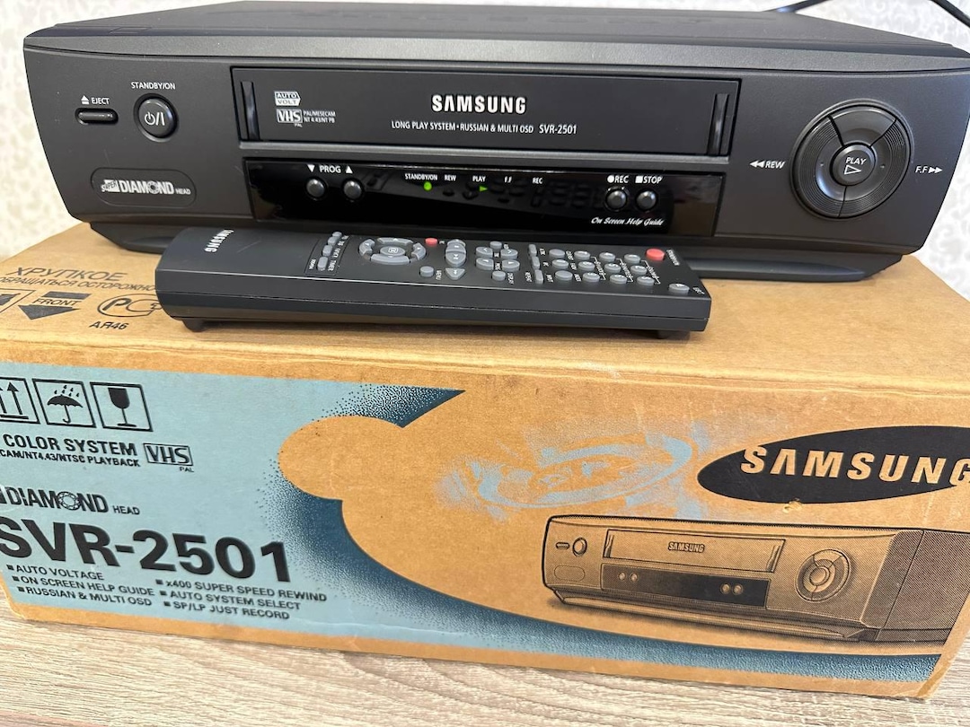 Samsung SVR-2501 VHS - Multi-System pal Ntsc Secam-Wiedergabe, getestet ...