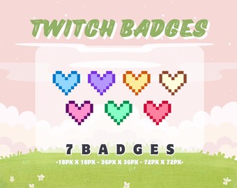 Cutiepie Bitties: for Sub Badges / Twitch Bits / Discord / Cottagecore ...