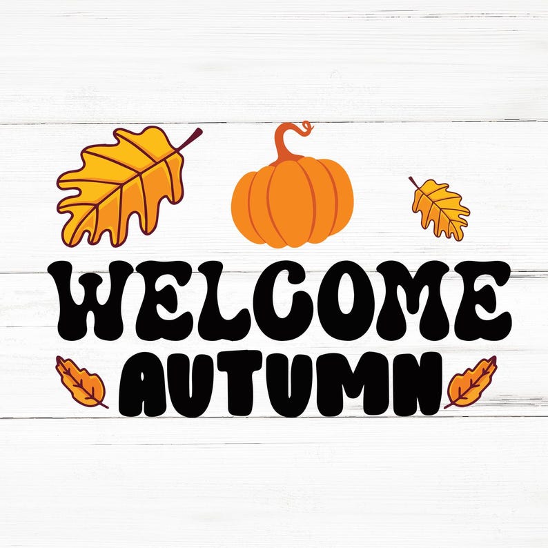 Autumn SVG, Fall SVG, Welcome Autumn SVG, Autumn Files for Cricut - Etsy