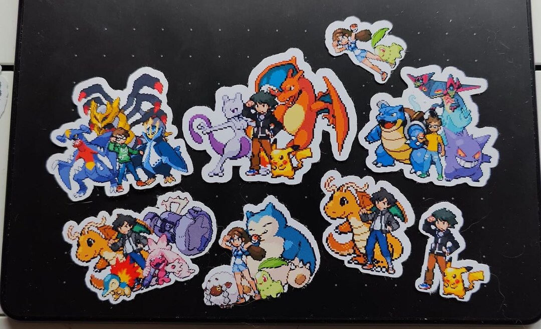 Custom Pokemon Stickers - Etsy