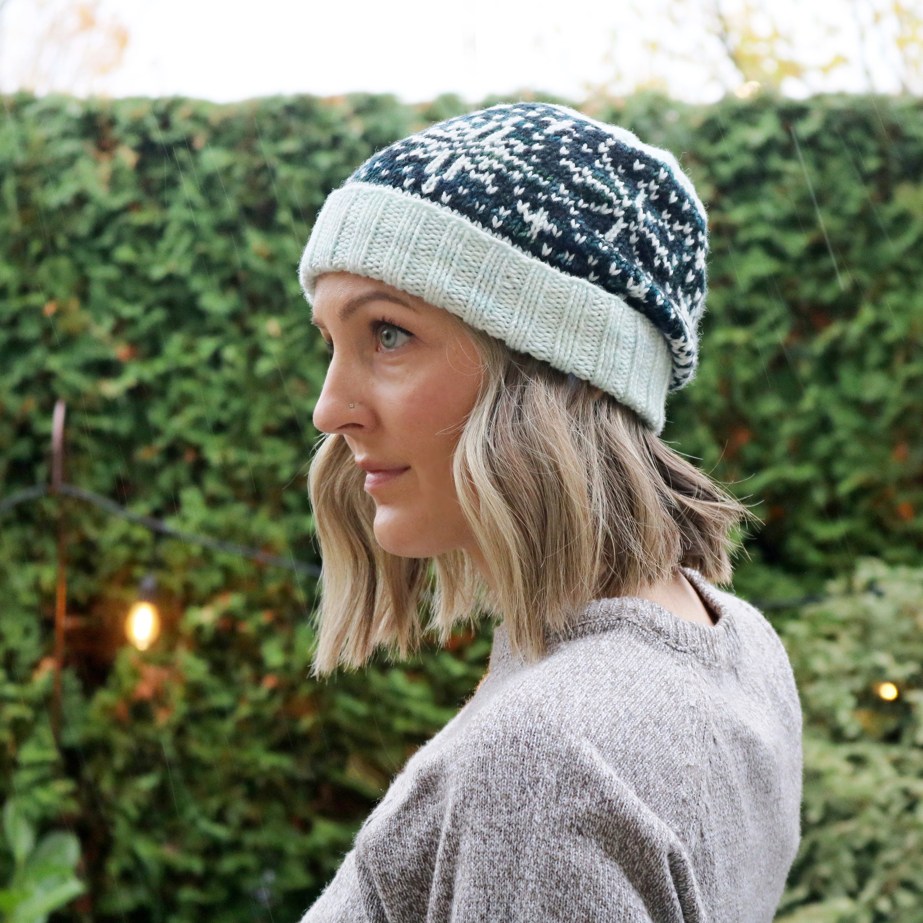 Knitting Pattern - Hibernal Solstice Hat (PDF Pattern Only, Instant ...