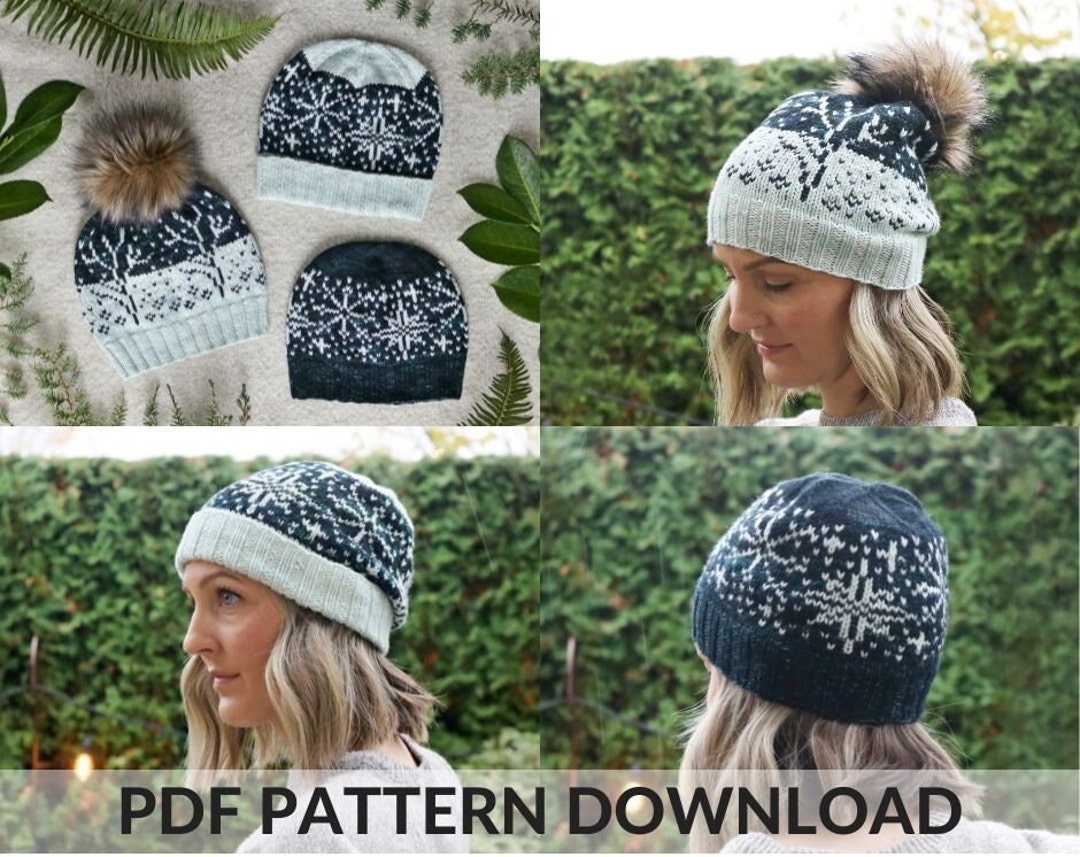 Knitting Pattern Hibernal Solstice Hat PDF Pattern Only, Instant ...