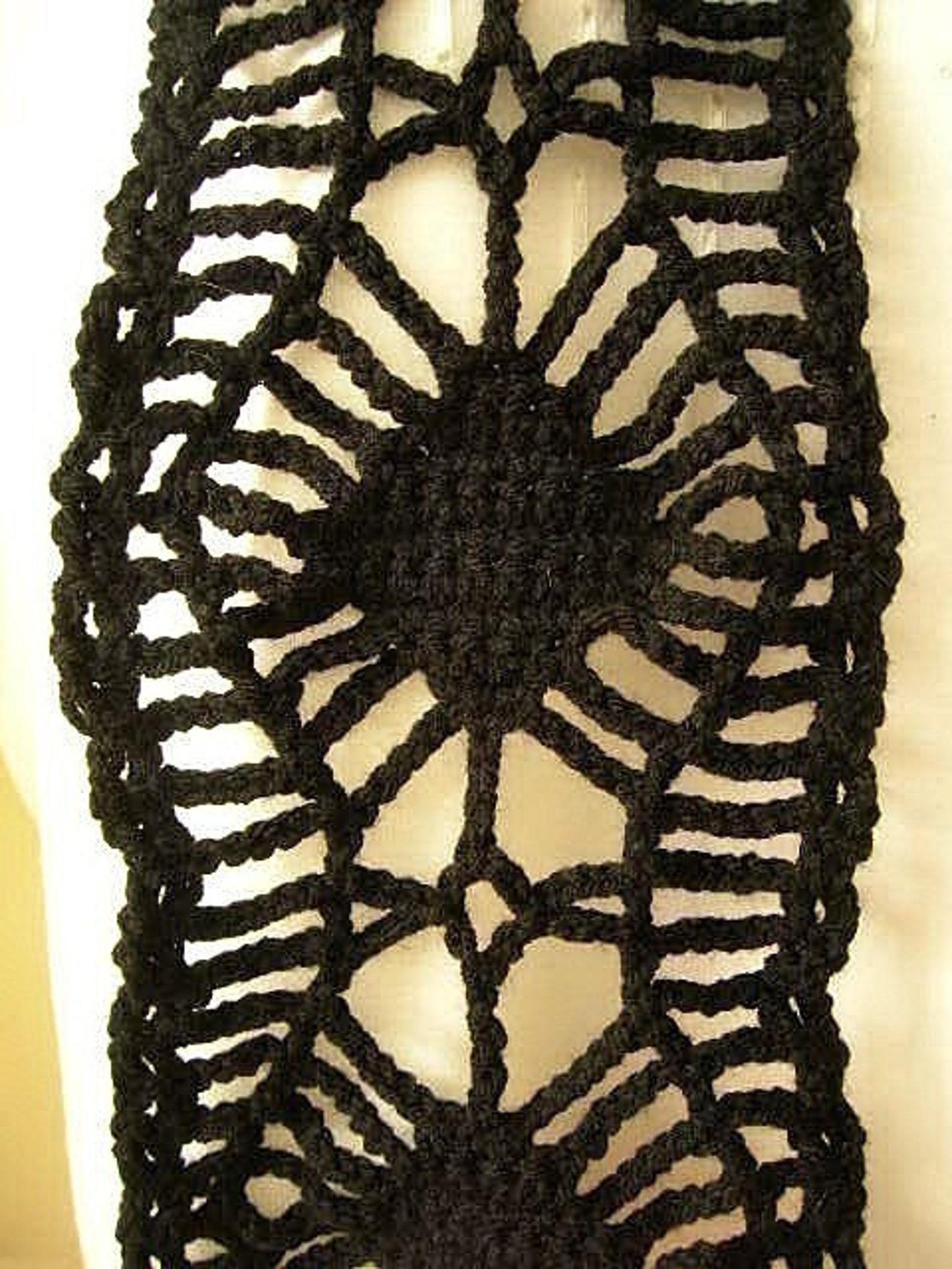 Spider Web Scarf Crochet Pattern PDF - Permission to Sell What You Make ...