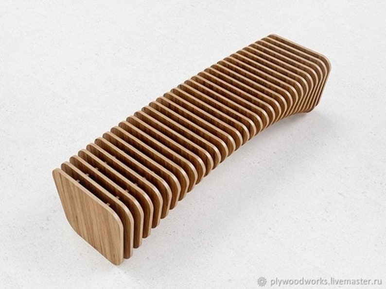 Bench-101stl Drawing Files,2d Drawing Files,cnc Router, Artcam, Aspire ...