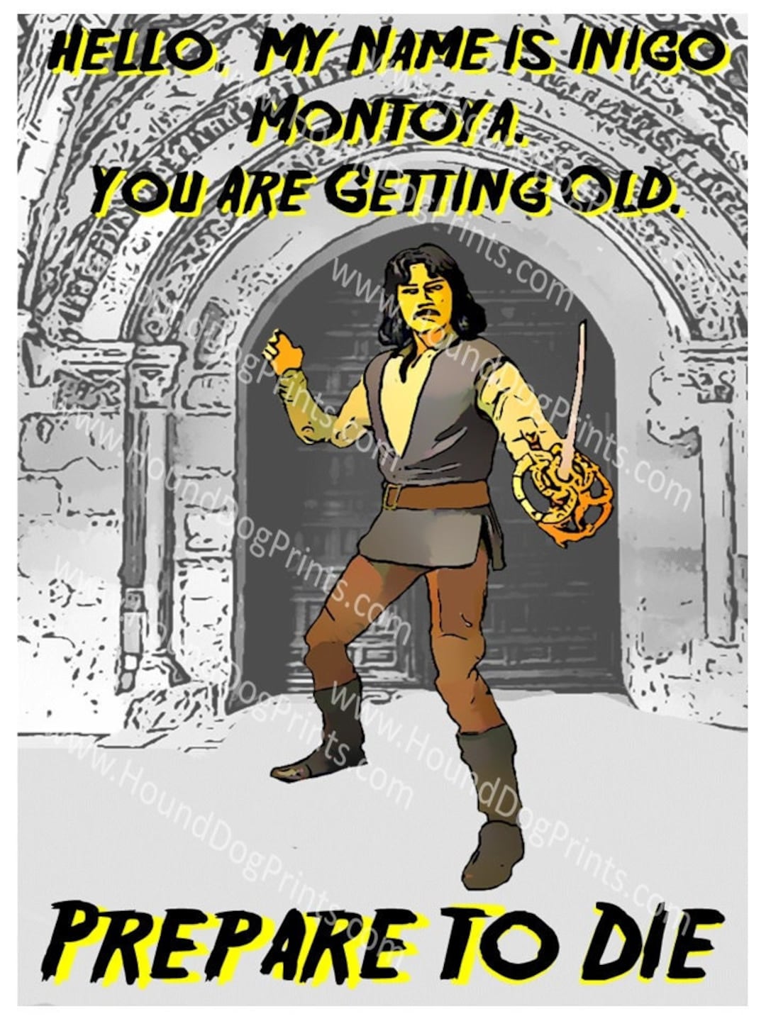 My Name is Inigo Montoya, Prepare to Die - Birthday Greeting Card - Etsy