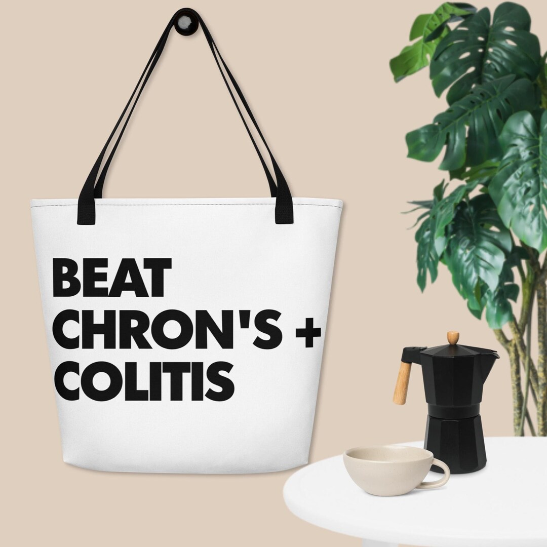 Chron's & Colitis Tote Bag - Etsy