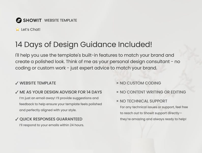 Showit Website Template, Sales Website, Elegant Showit Sales Page ...