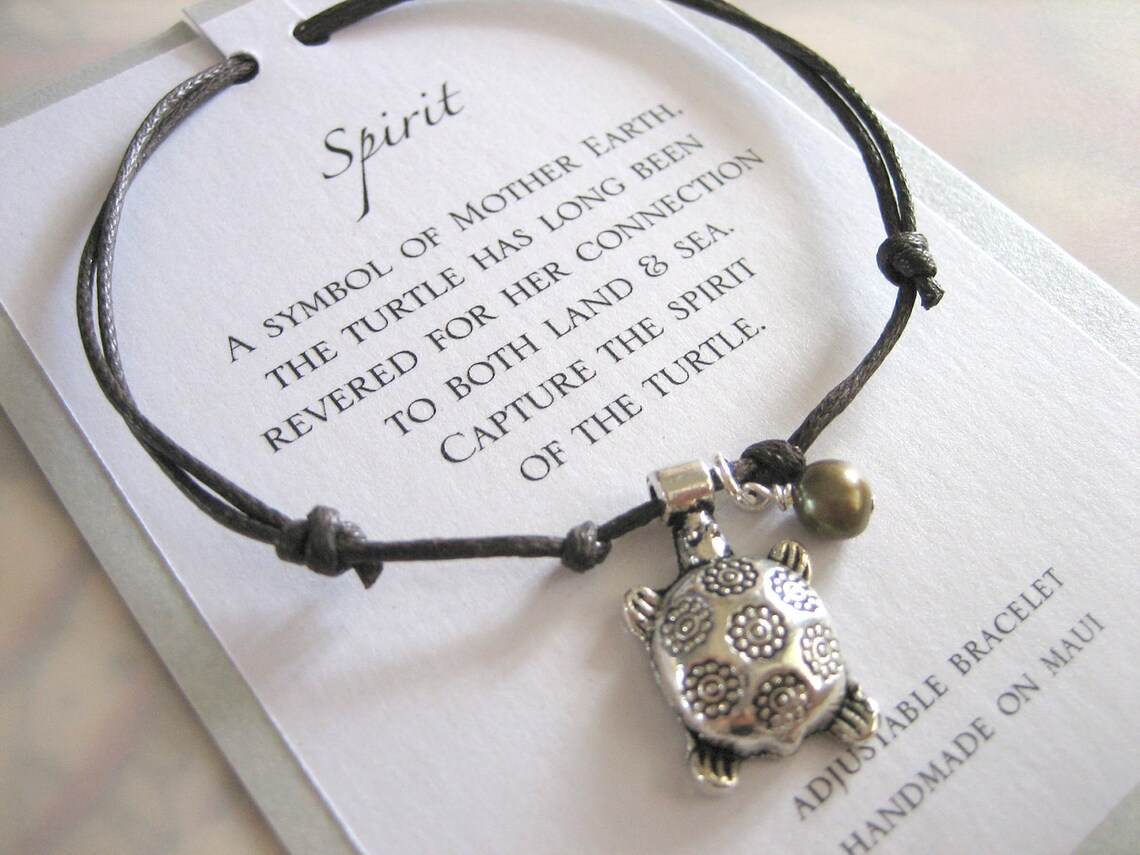 Spirit Adjustable Cord Bracelet - Silver - Etsy