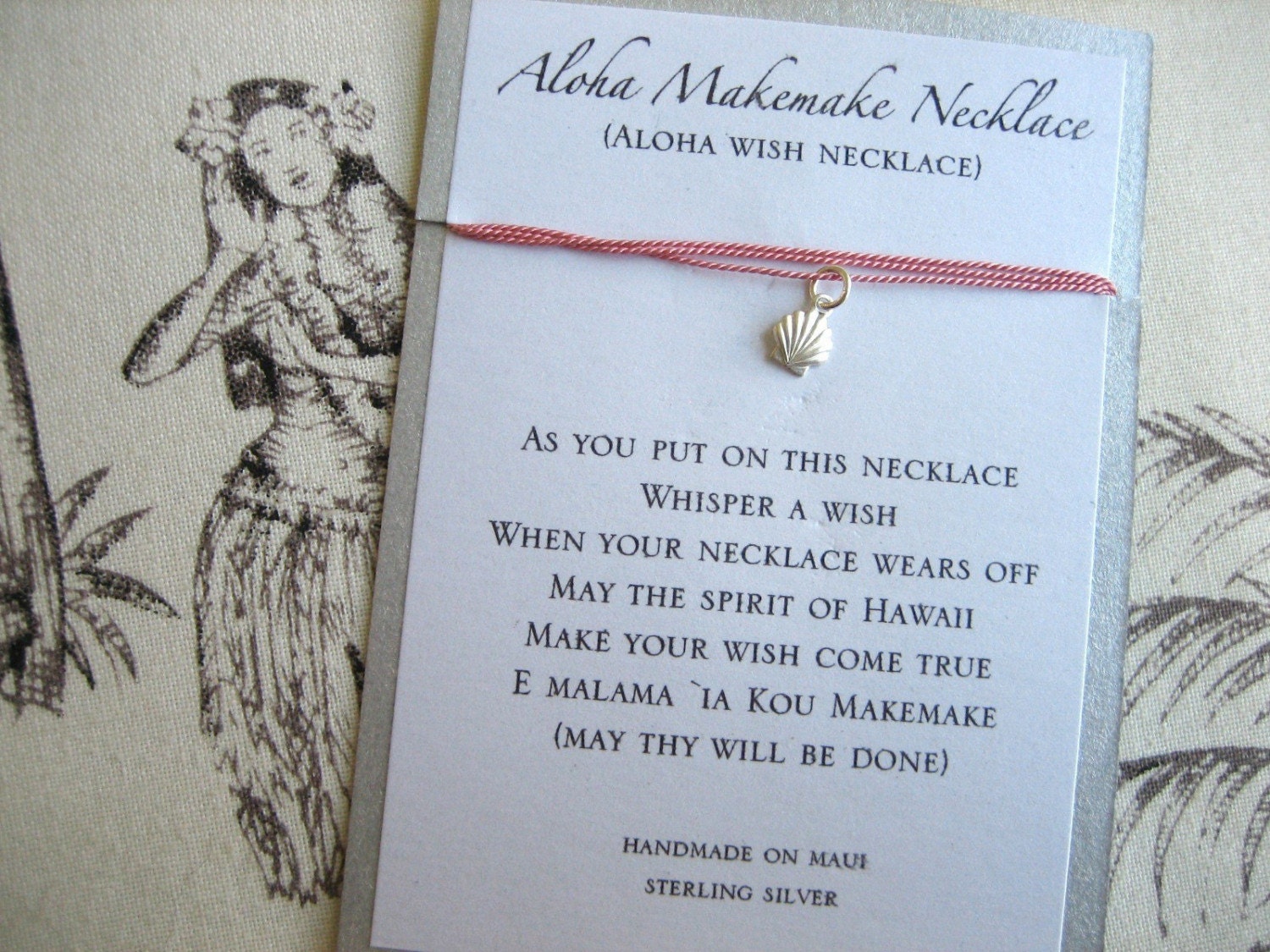 Aloha Wish Necklace Shell - Etsy