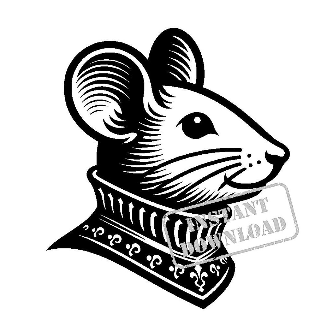 Mouse in Medieval Style SVG Bundle - Etsy