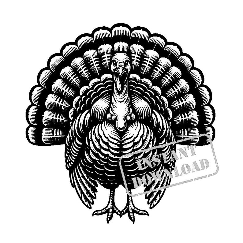 Turkey in Victorian Style SVG Bundle - Etsy