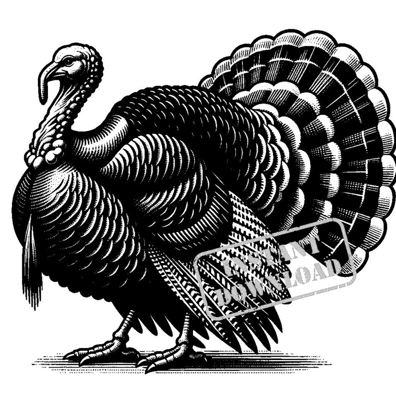 Turkey in Victorian Style SVG Bundle - Etsy