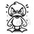 Duck in Angry Style SVG Bundle - Etsy
