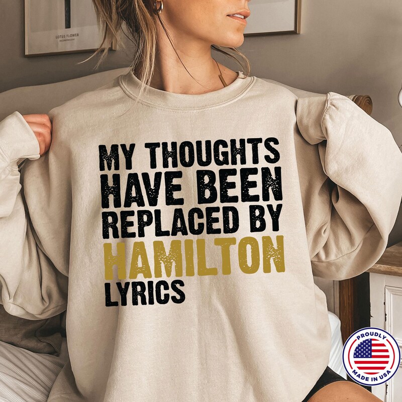 Hamilton Musical Hoodie - Etsy
