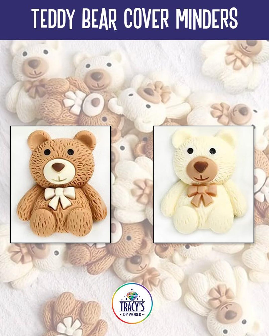 Teddy Bear Cover Minders (lg) - Etsy