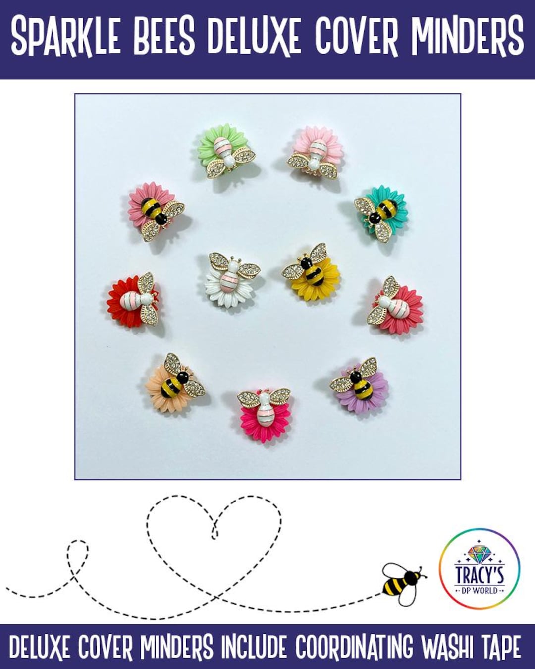 Sparkle Bee Premium Cover Minders - Etsy
