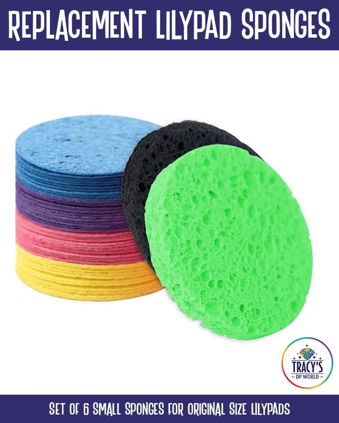 Lilypad Replacement Sponges - Small - 9 Pack - Etsy