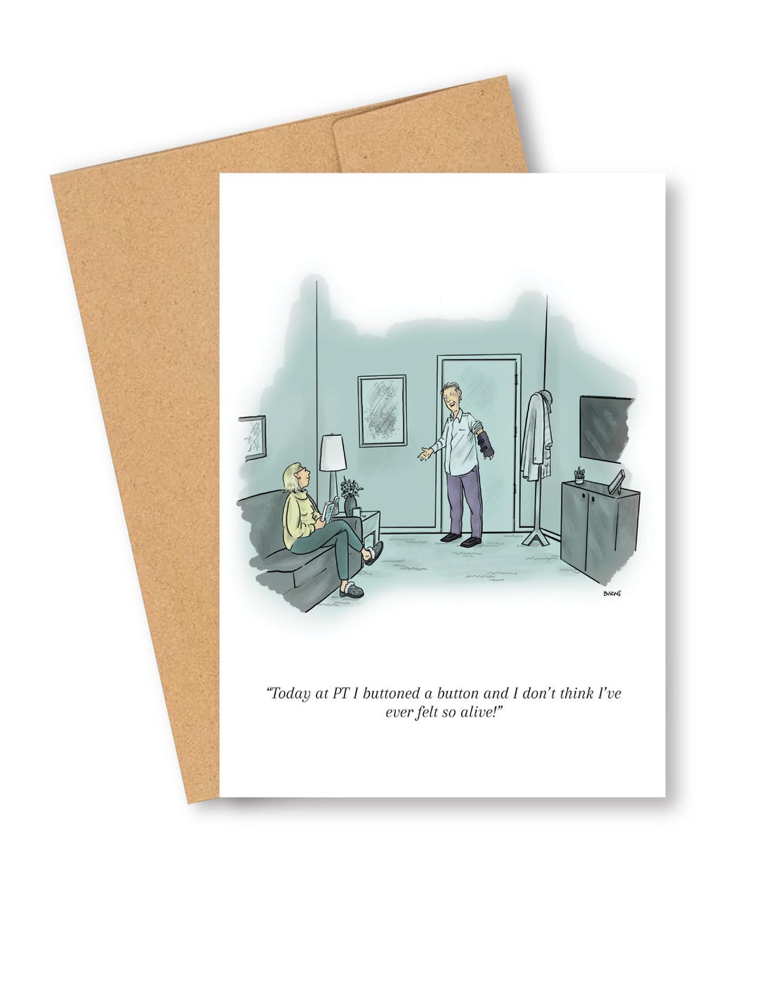 Funny Get Well Card - Never Felt so Alive - Etsy