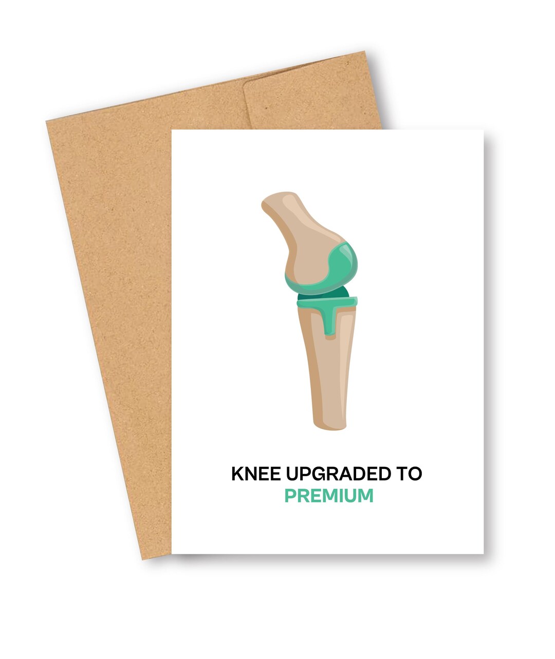 Knee Surgery Get Well Card - Etsy