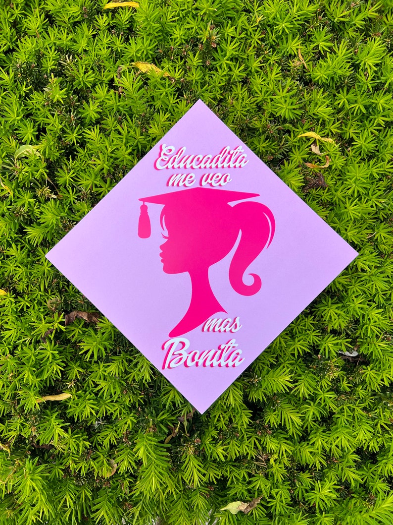 Graduation Cap Topper Barbie Inspired Printed Grad Topper 1st ...