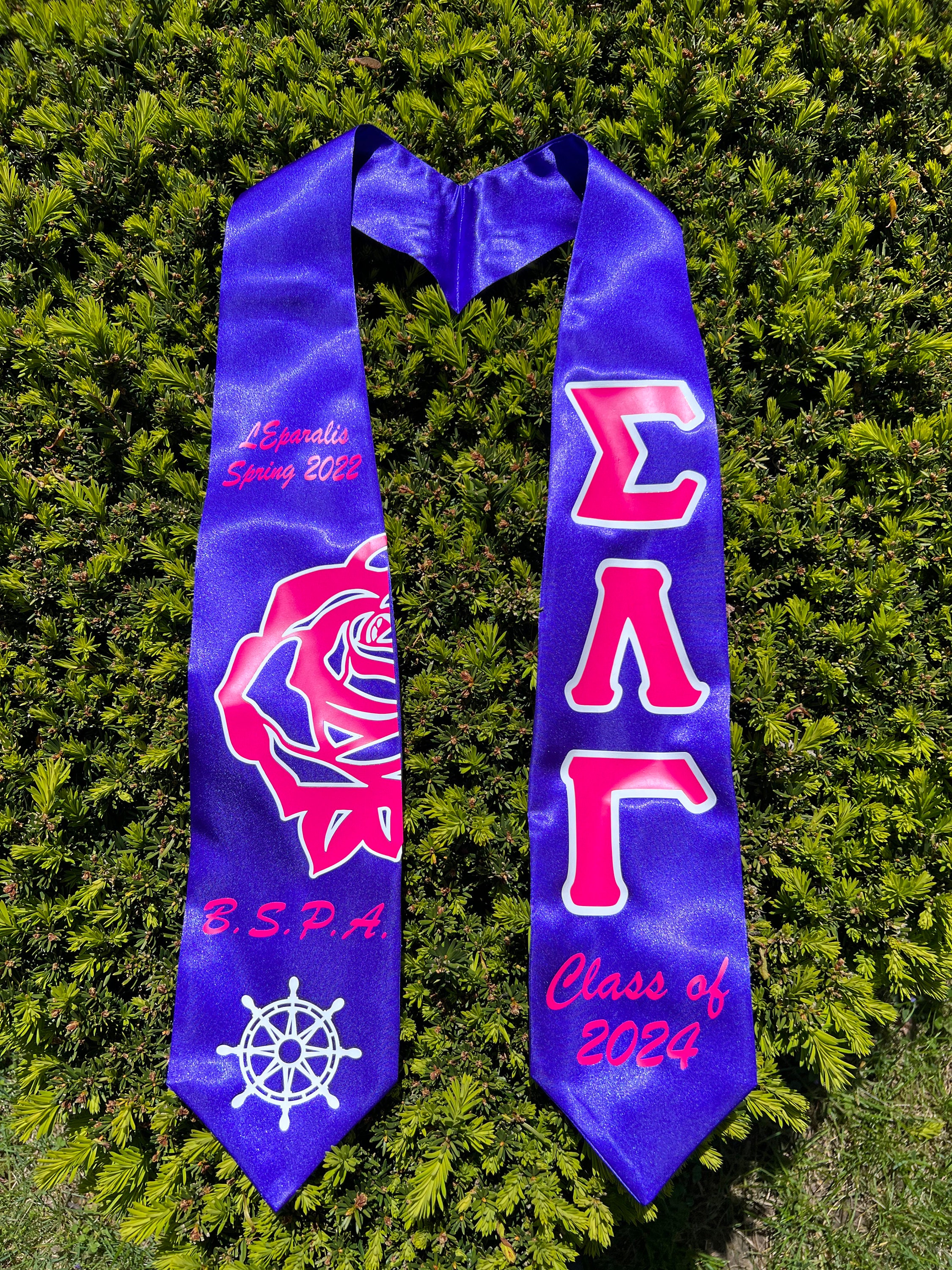 Custom Graduation Stole | Personalized Stole for High School, College ...