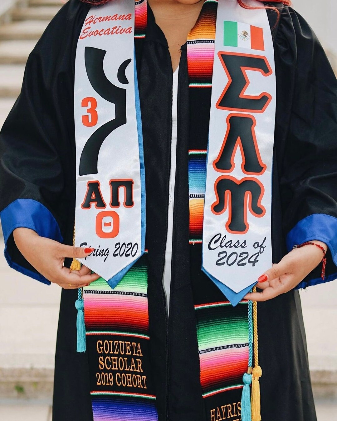 Custom Graduation Stole | Personalized Stole for High School, College ...