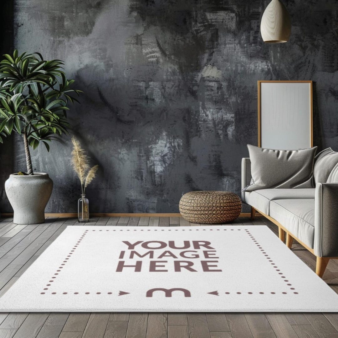 Custom Square Rug With Your Design Personalized Area Rug Unique Custom ...