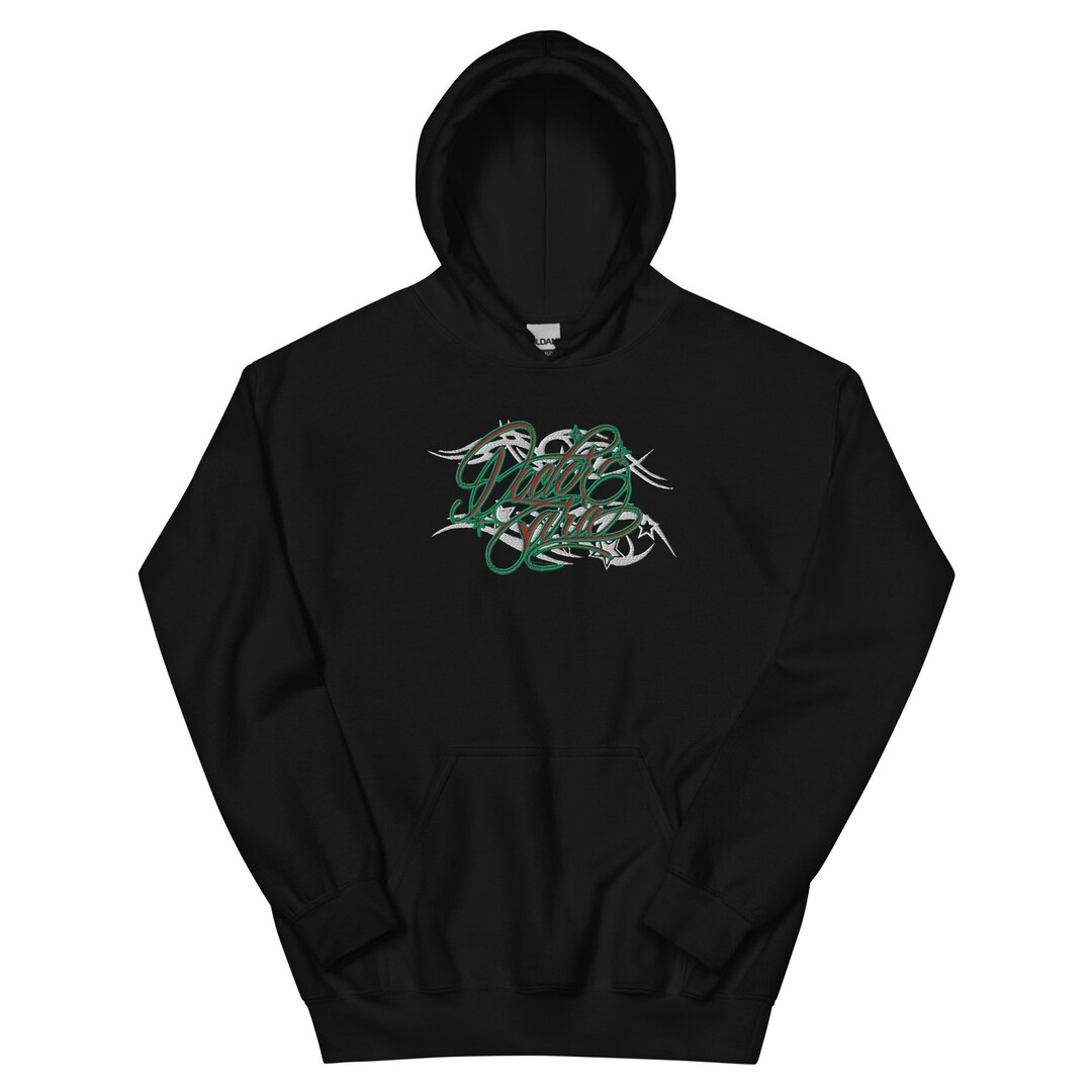 Osa Graffiti Tribal Star Embroidery Hoodie - Etsy