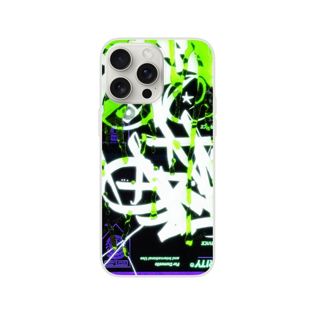 Graffiti Postcard Slime Transparent 3d Render iPhone Case - Etsy