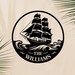 Personalized Pirate Ship Metal Sign, Pirate Ship Wall Decor ...