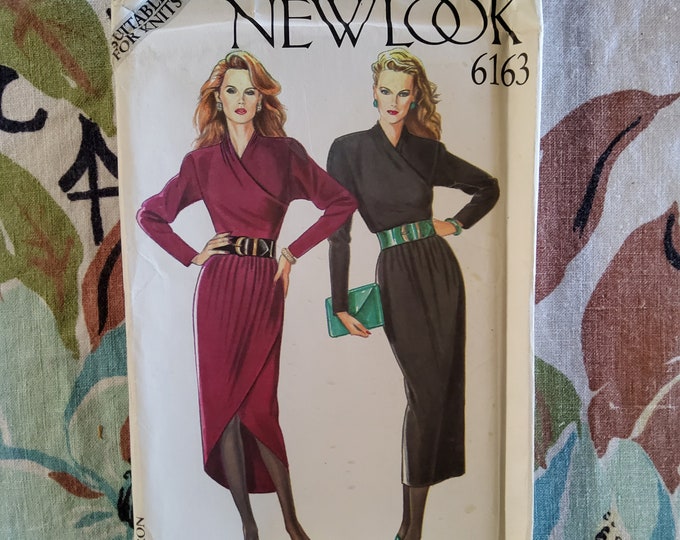 New Look 6163 Complete Uncut Factory Folds Vintage 80s Sewing Pattern ...