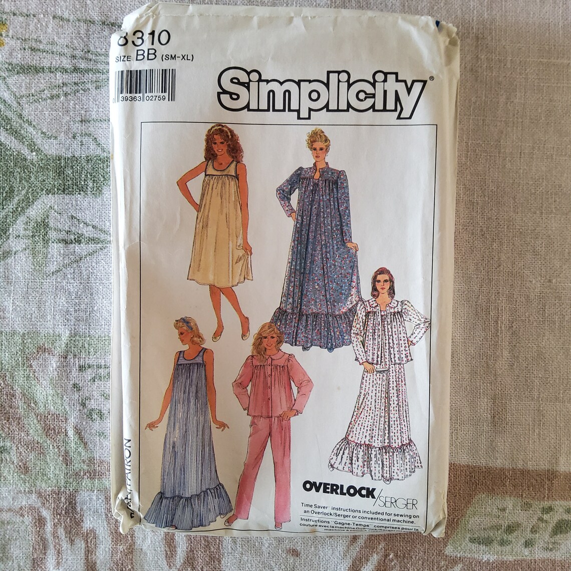 Simplicity 8310 Complete Uncut Factory Folds Vintage 90s | Etsy