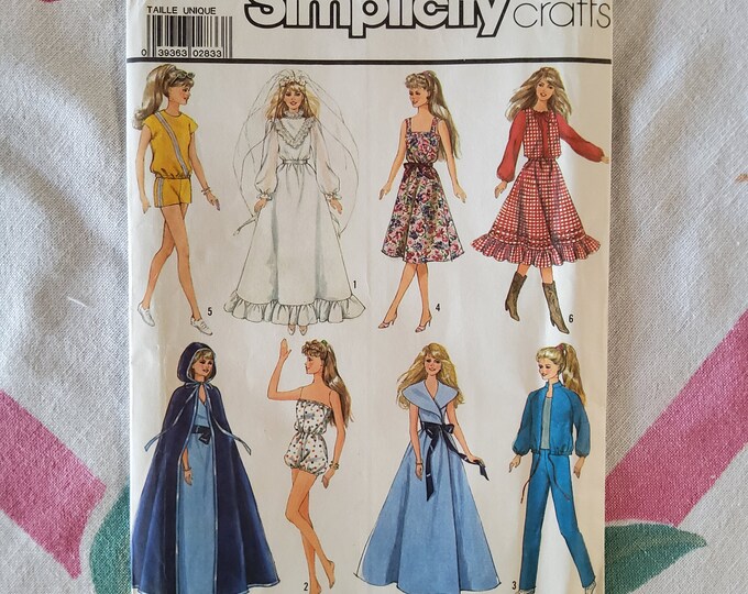 Simplicity 8333 Cut Complete or Uncut FF Vintage 80s Sewing Pattern ...