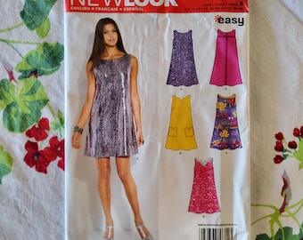 New Look 6187 Complete Uncut Factory Folds Sewing Pattern Yoked Blouses ...