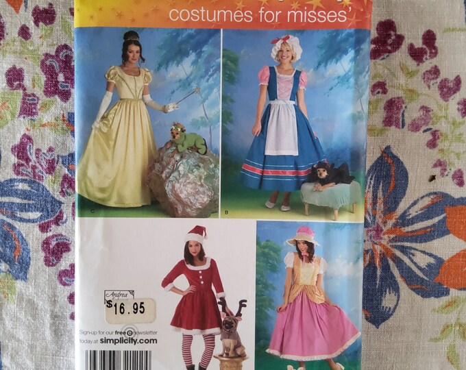Simplicity 2827 Complete Uncut Factory Folds Sewing Costume Pattern ...