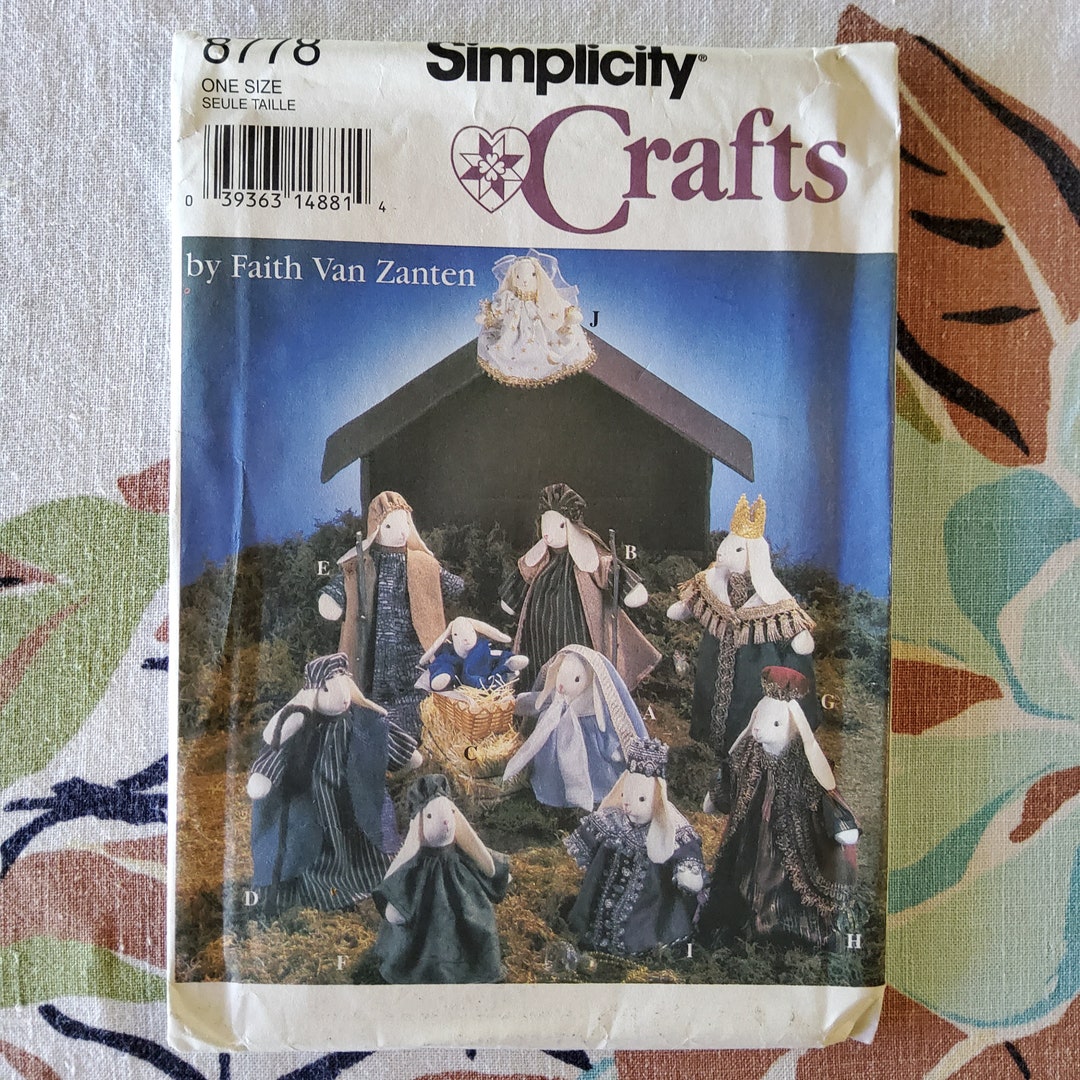 Simplicity Crafts 8778 Complete Uncut Factory Folds Vintage 90s Sewing ...