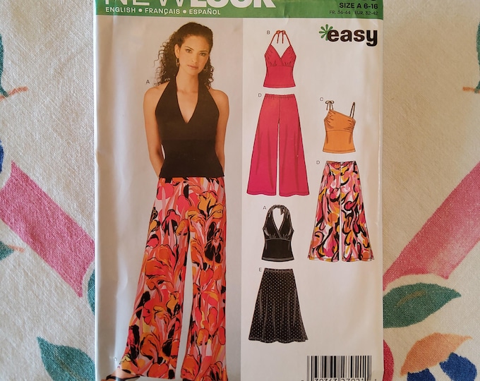 New Look 6638 Complete Uncut Factory Folds Sewign Pattern Girls Layered ...