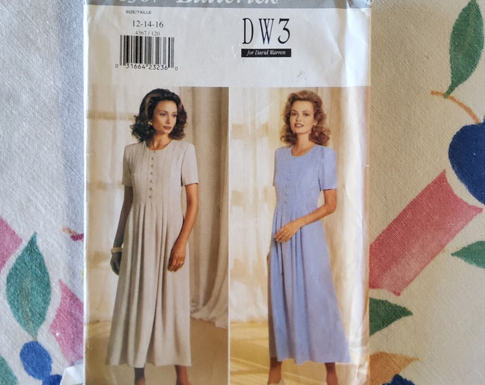 Butterick 4376 Complete Uncut Factory Folds Vintage 90s Sewing Pattern ...