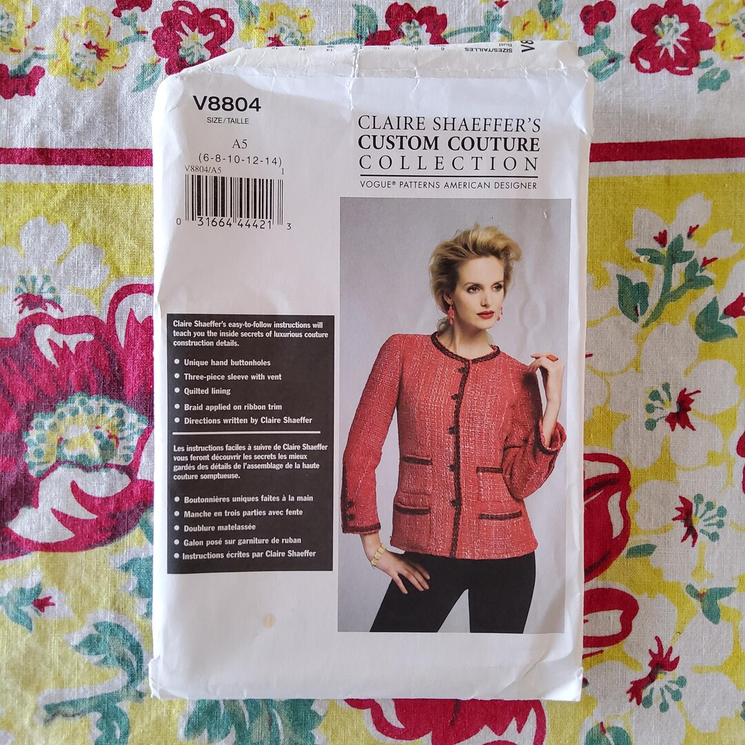 Vogue 8804 Complete Uncut Factory Folds Calire Shaeffer's Custom ...