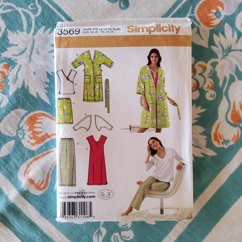 Night Gown Pattern - Etsy