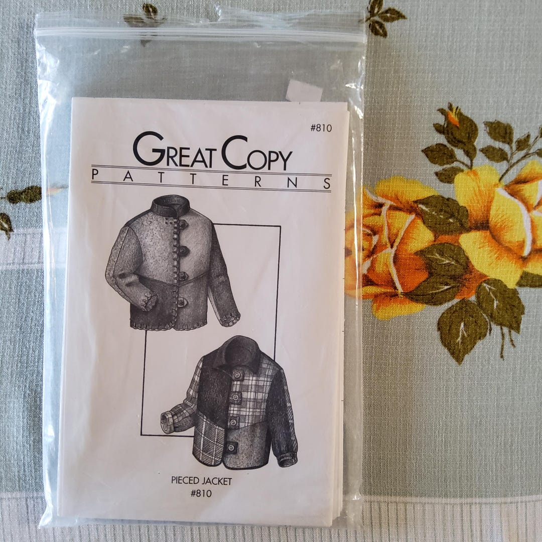 Great Copy 810 Complete Uncut Factory Folds Sewing Pattern Pieced ...