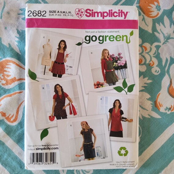 Simplicity 2682 Complete Uncut Factory Folds Sewing Pattern | Etsy
