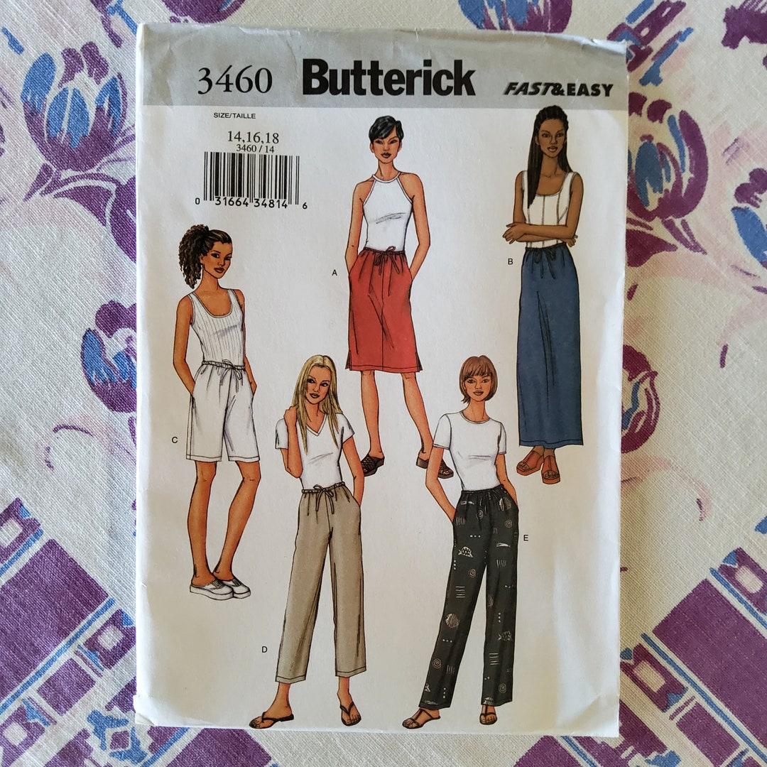 Butterick 3460 Complete Uncut Factory Folds Vintage Y2K Sewing Pattern ...